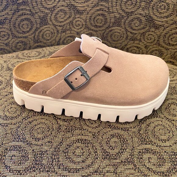 Papillio | Shoes | Papillio Boston Chunky Suede Leather Warm Sand New W ...
